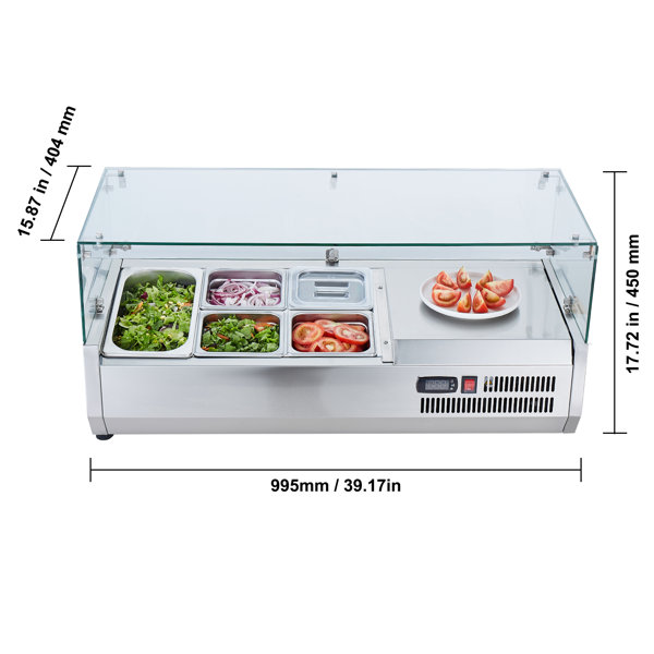 VEVOR Refrigerated Display Case - 39'' | Wayfair