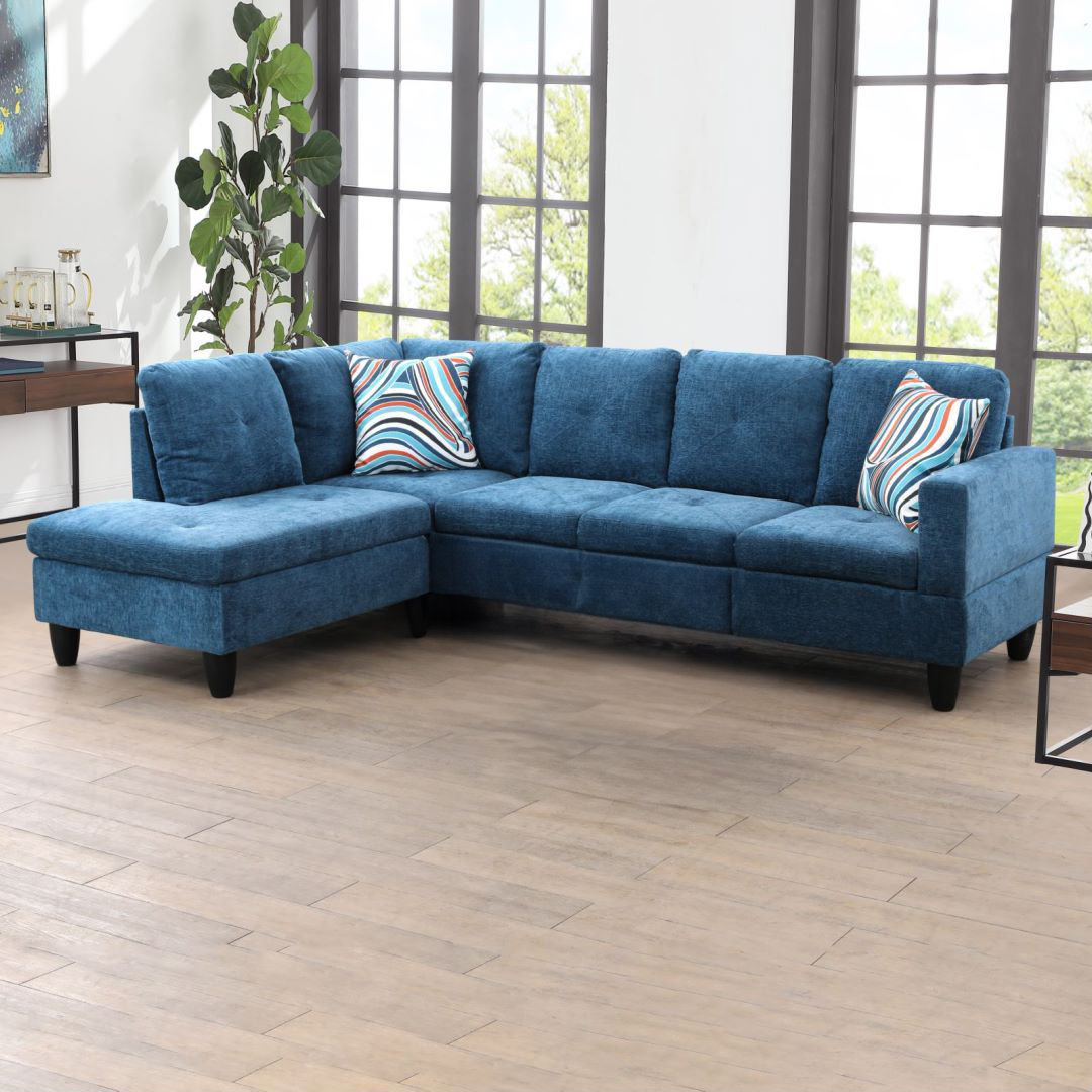 Ebern Designs 2 - Piece Upholstered Sectional & Reviews | Wayfair