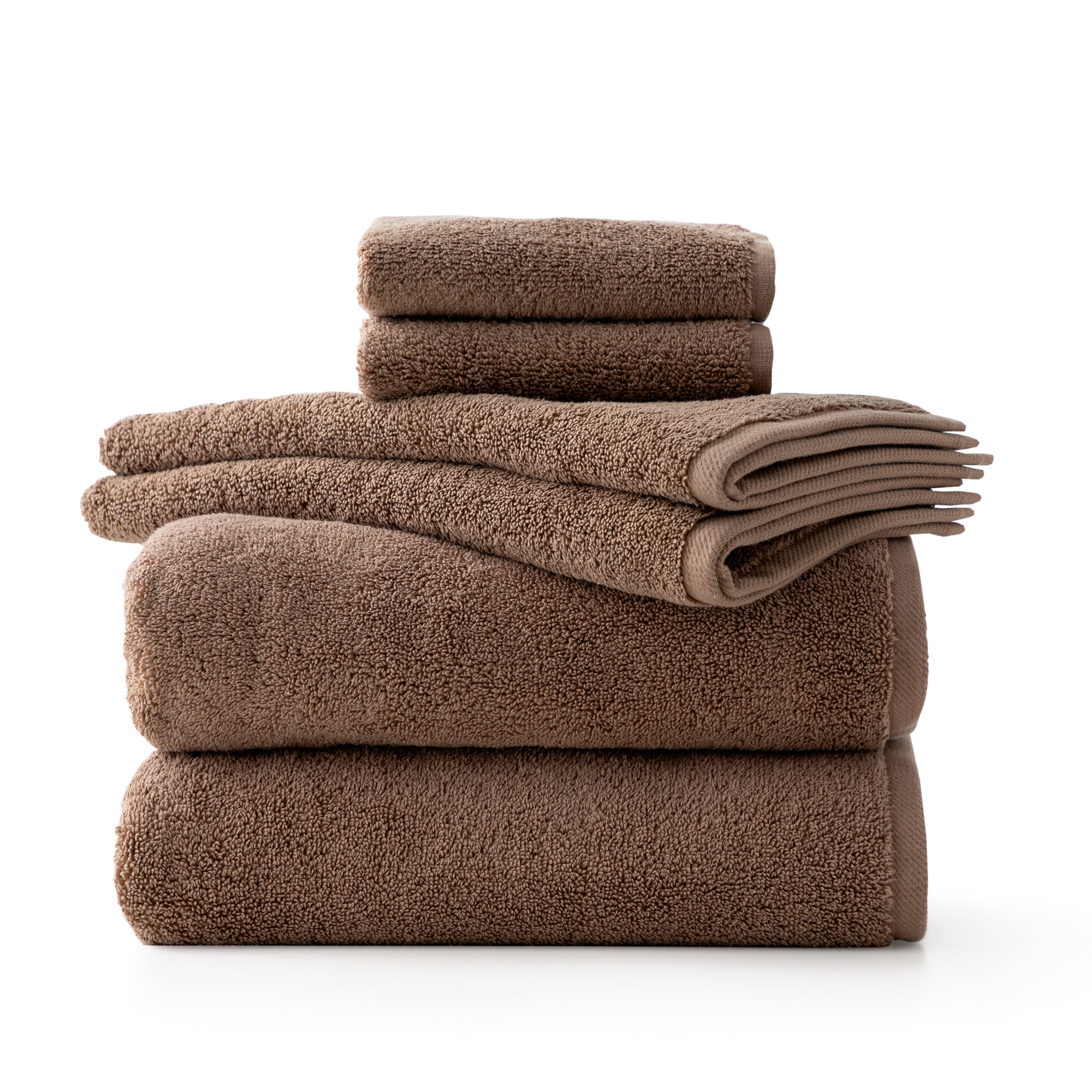 Linenspa Essentials 6 Piece 100% Cotton Towel Set & Reviews - Wayfair ...