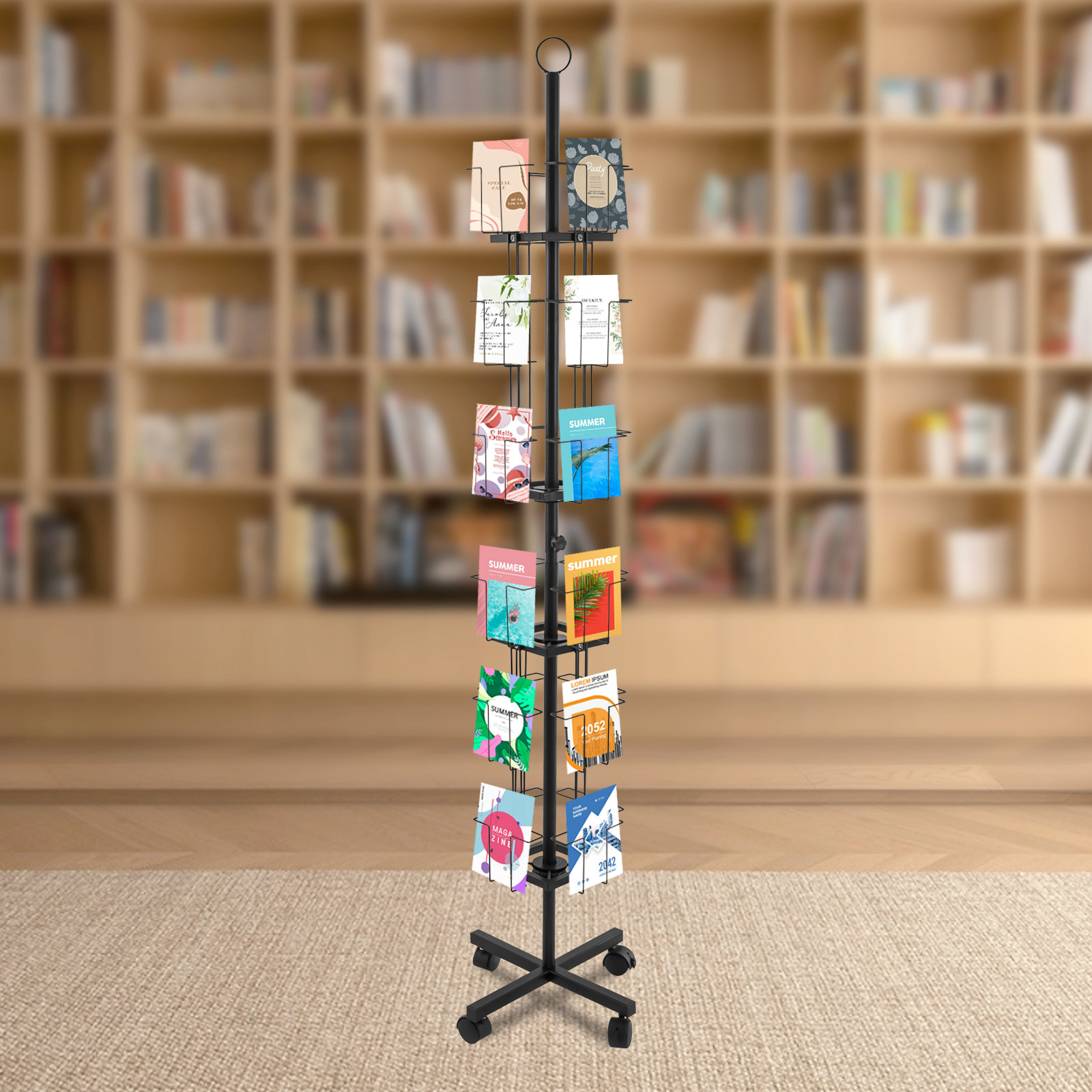 Rebrilliant Pranshi Metal Free Standing Magazine Rack | Wayfair