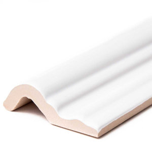 The Tile Life Fresno 6" x 2" Glossy Ceramic Chair Rail & Reviews | Wayfair