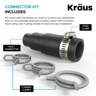 KRAUS Dishwasher Connector Kit for Garbage Disposal with Adjustable ...