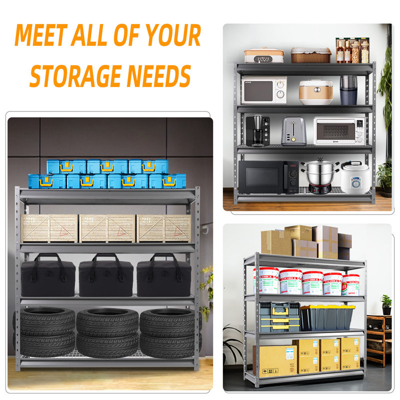 WFX Utility™ Atlas 72" W 8000 Lbs Heavy Duty Shelving Storage Rack with ...