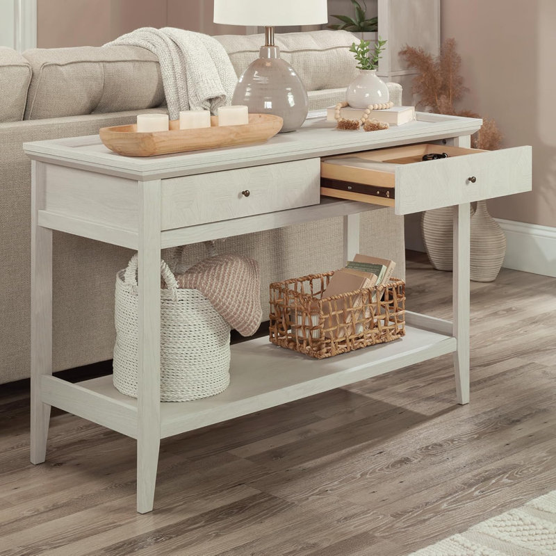 Red Barrel Studio® Console Table, Glacier Oak Finish | Wayfair