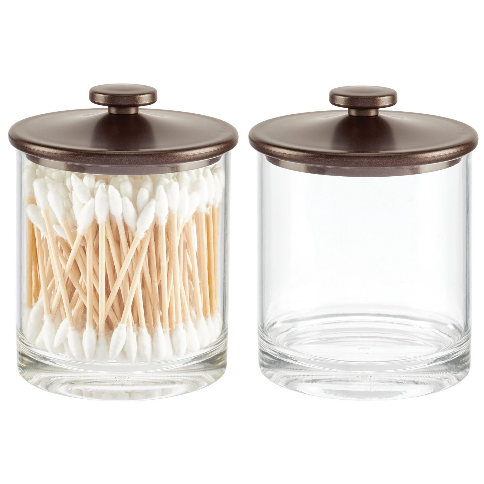 Latitude Run® Small Modern Apothecary Storage Organizer Canister Jars ...