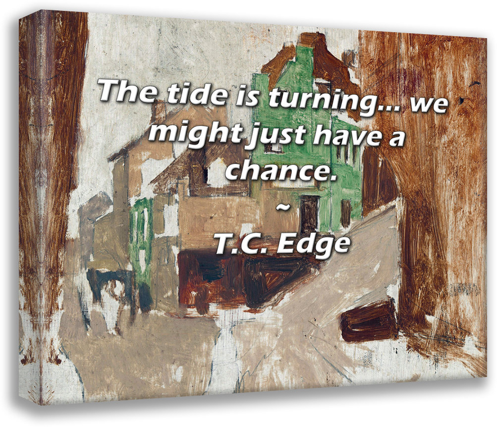 Astoria Grand Gallery Wrapped Canvas By T.C. Edge: "The tide is turning ...