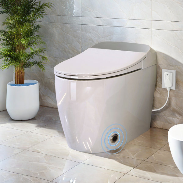 Best Robe Ever Heated Seat Smart Toilet With Foot Sensor, Tankless ...