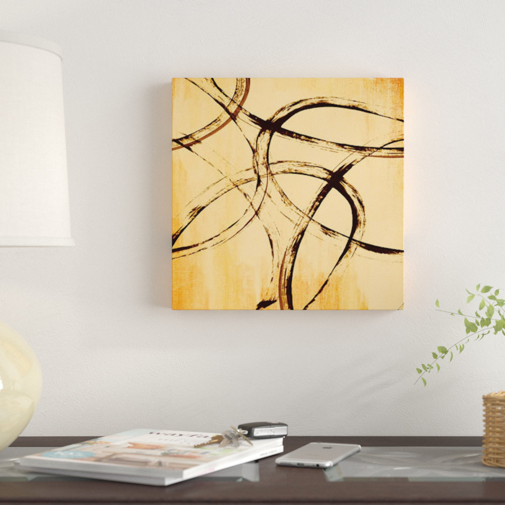 East Urban Home Loopy IV by PI Studio - Wrapped Canvas Graphic Art ...