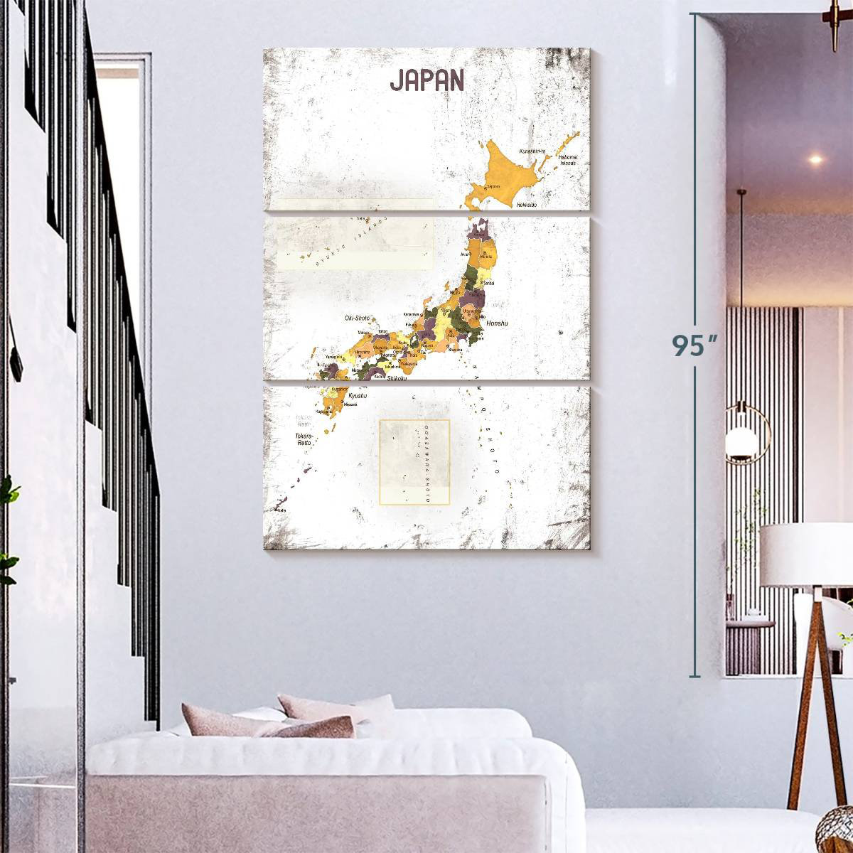 Breakwater Bay Aliaz Political Map Of Japan | Wayfair