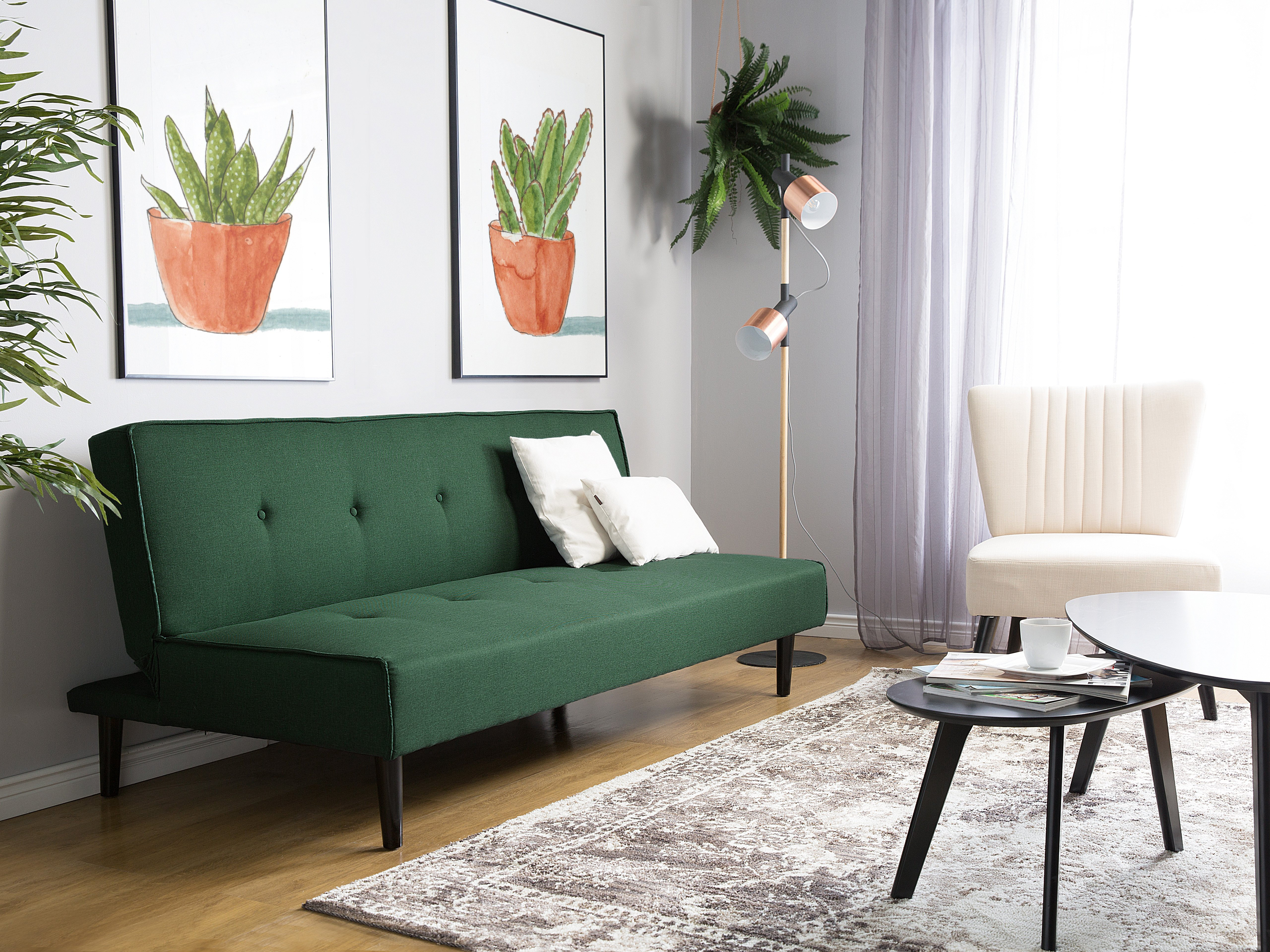 17 Stories Insa 3 Seater Clic Clac Sofa Bed & Reviews | Wayfair.co.uk