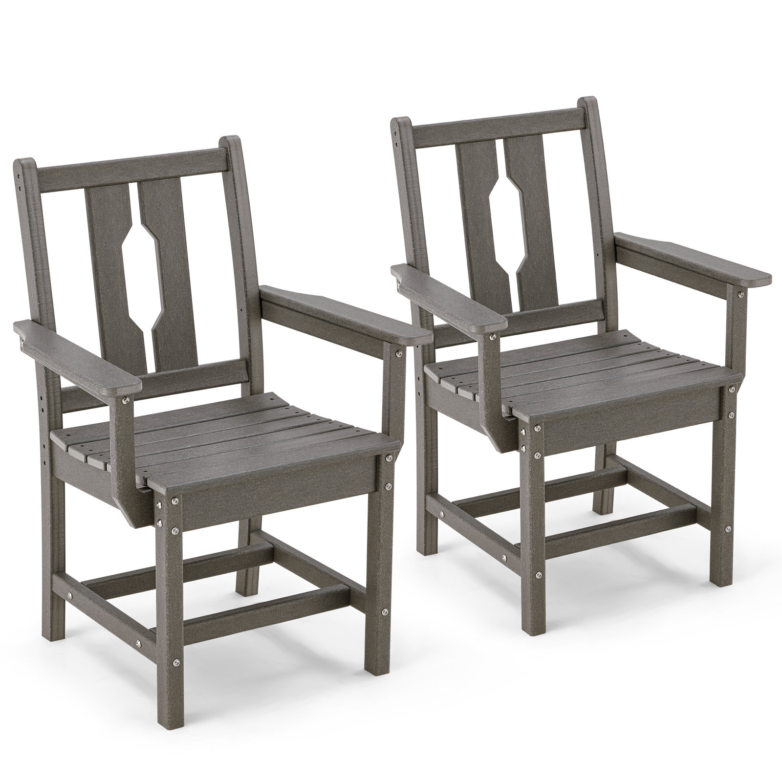 Red Barrel Studio® Amaure HDPE Patio chairs | Wayfair
