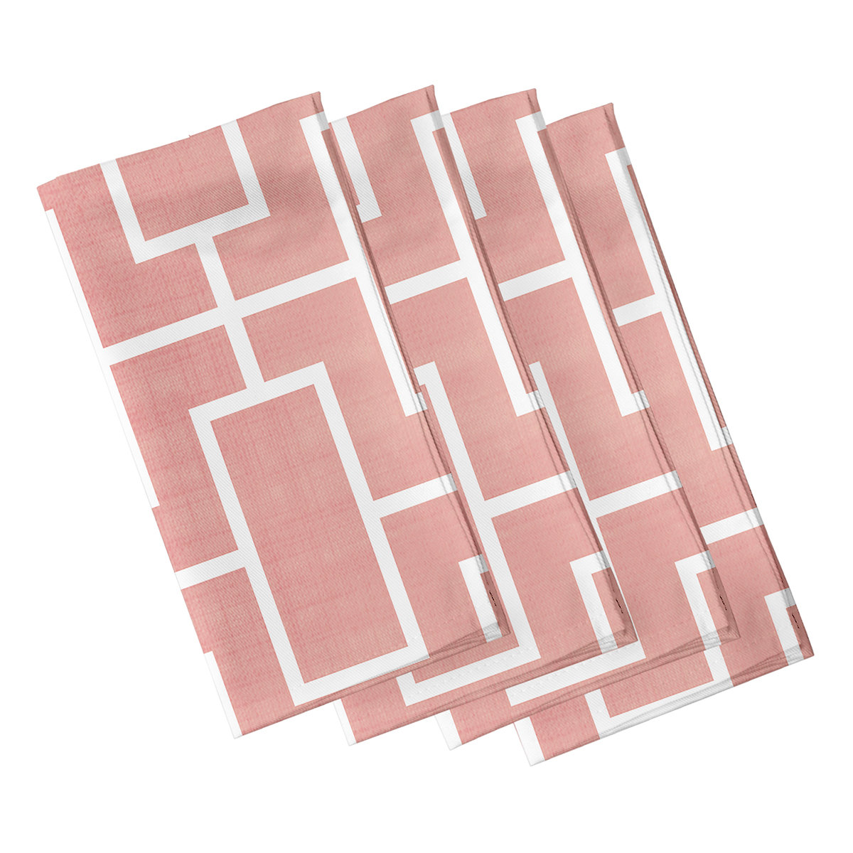 Mercer41 Caleb-Jay Screen Lattice Geometric Print 22" Napkin | Wayfair