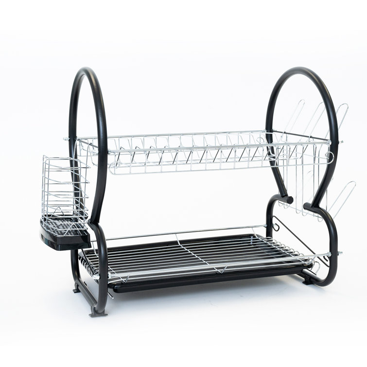 ROYALFORD Two Tier Dish Rack & Reviews | Wayfair.co.uk