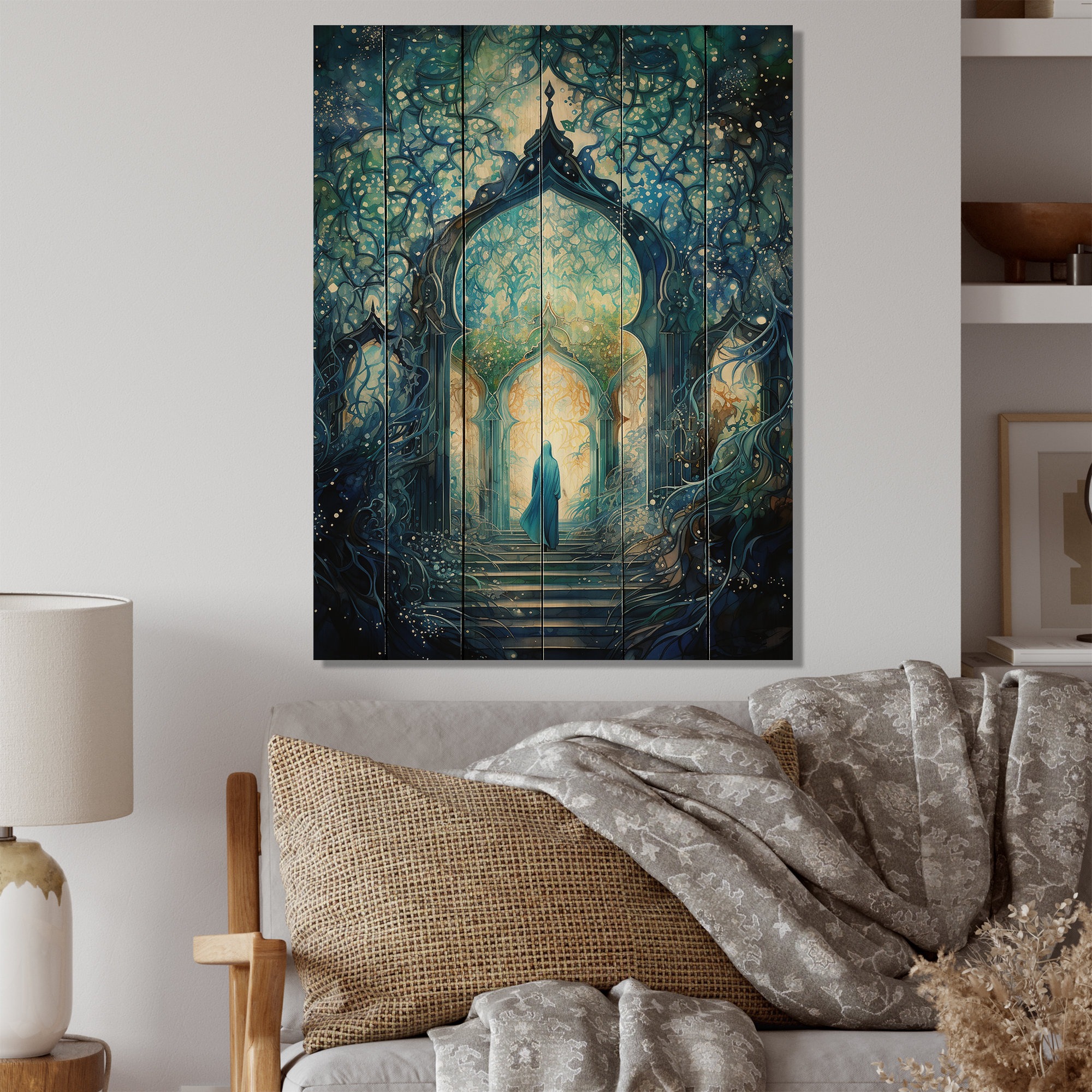 Bungalow Rose Islam Art The Spiritual On Wood Print | Wayfair