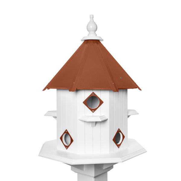 Post Mounted Bird Houses You'll Love | Wayfair