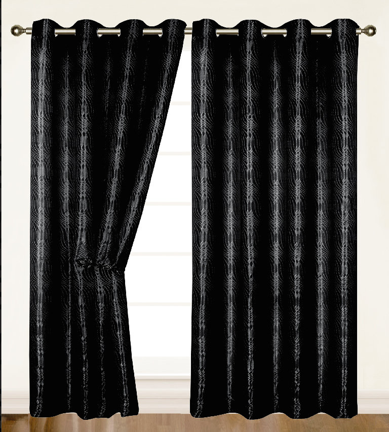 Wrought Studio Antoninus Geometric Room Darkening Grommet Single ...