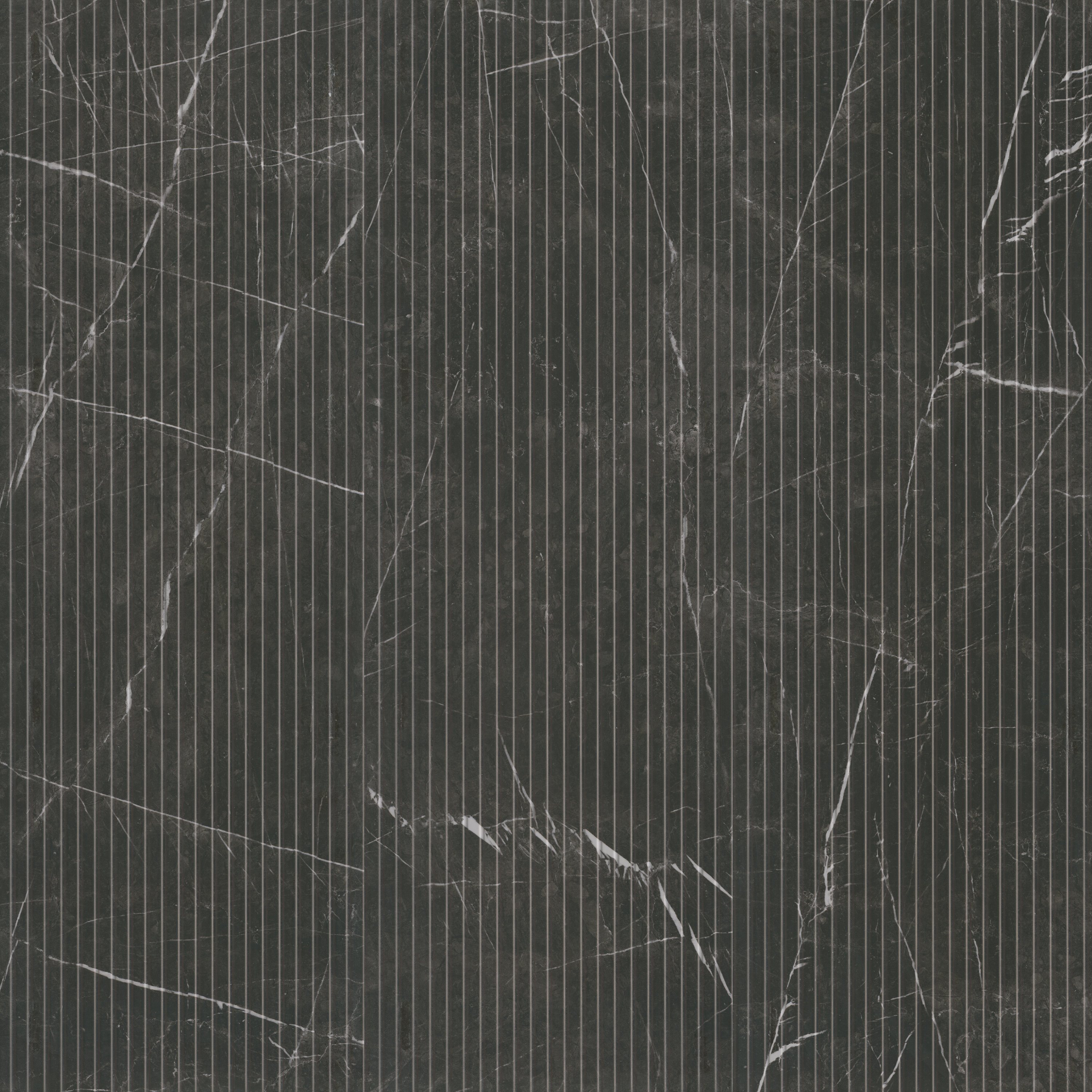 Ackland Striara Marvelle 16'' X 48'' Satin Ceramic Marble Look Fluted ...