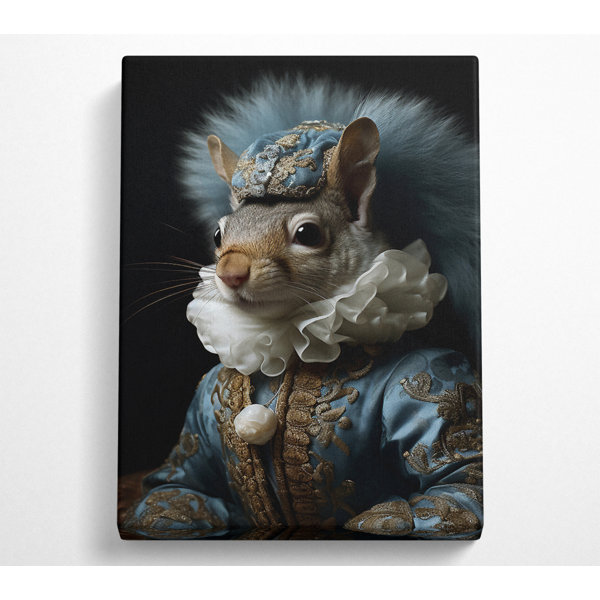 Happy Larry Squirrel Renaissance Canvas Art Print | Wayfair.co.uk