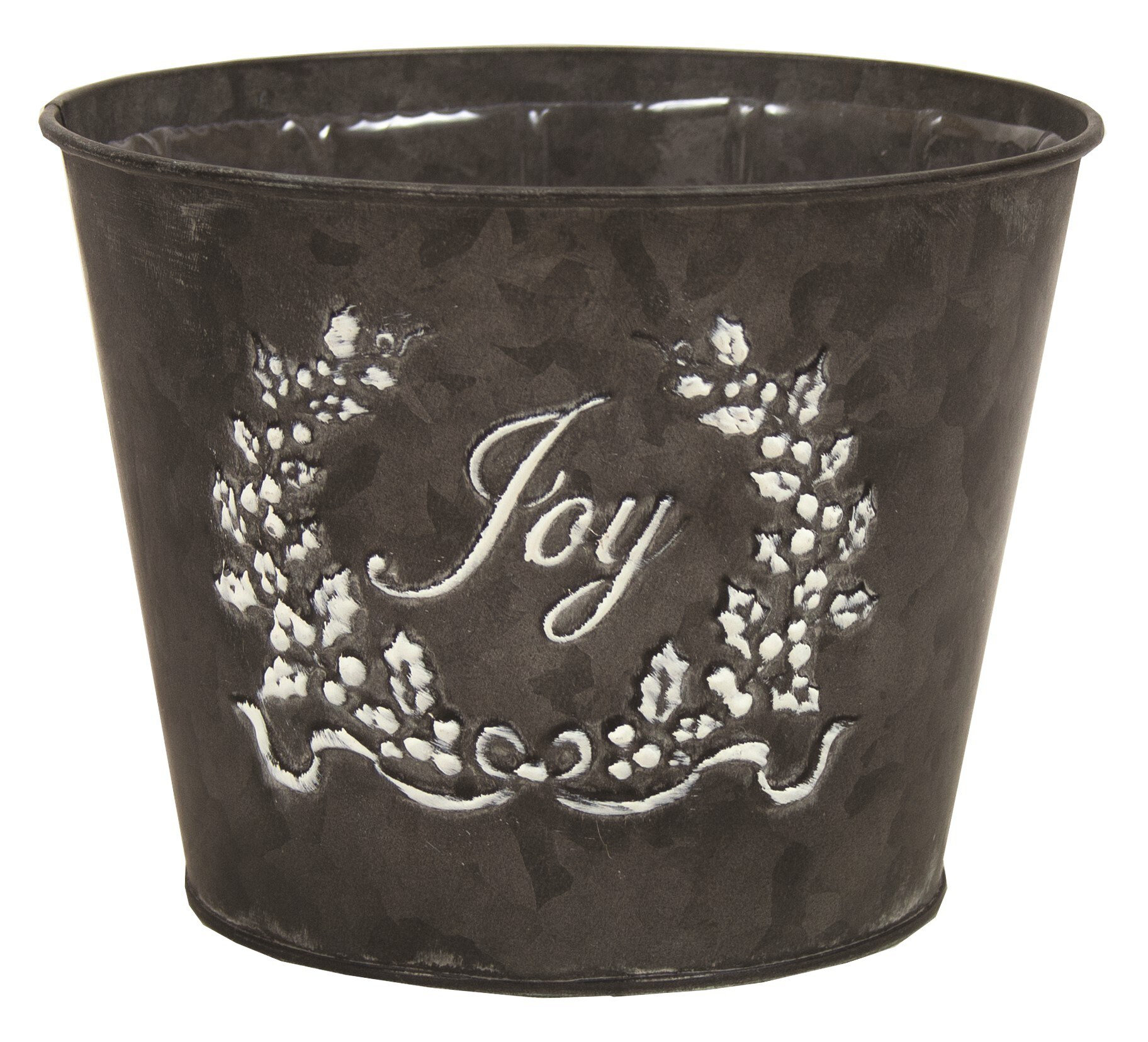 The Holiday Aisle® Calob Metal Cachepot | Wayfair