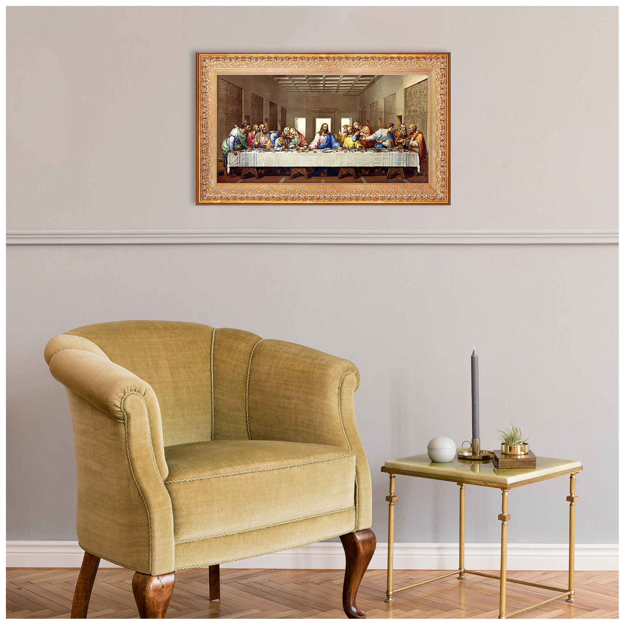 Vault W Artwork The Last Supper By Leonardo Da Vinci The World Classic ...