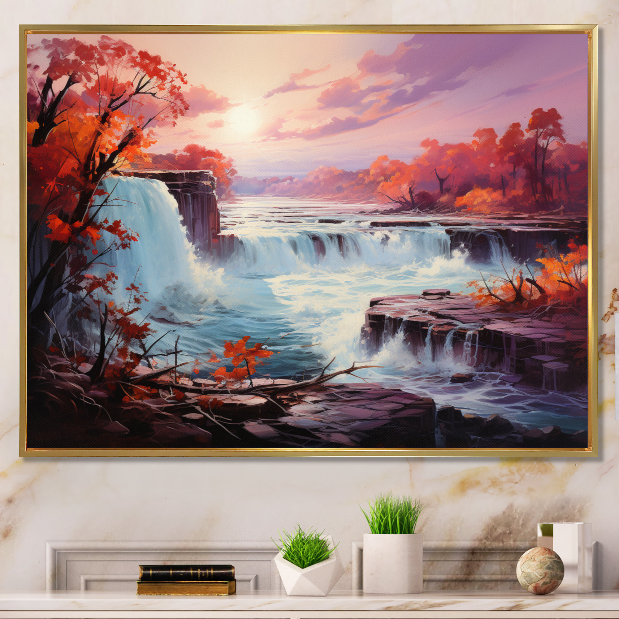 Millwood Pines Canada Falls Of Splendour I - Canada Wall Art Pécor ...