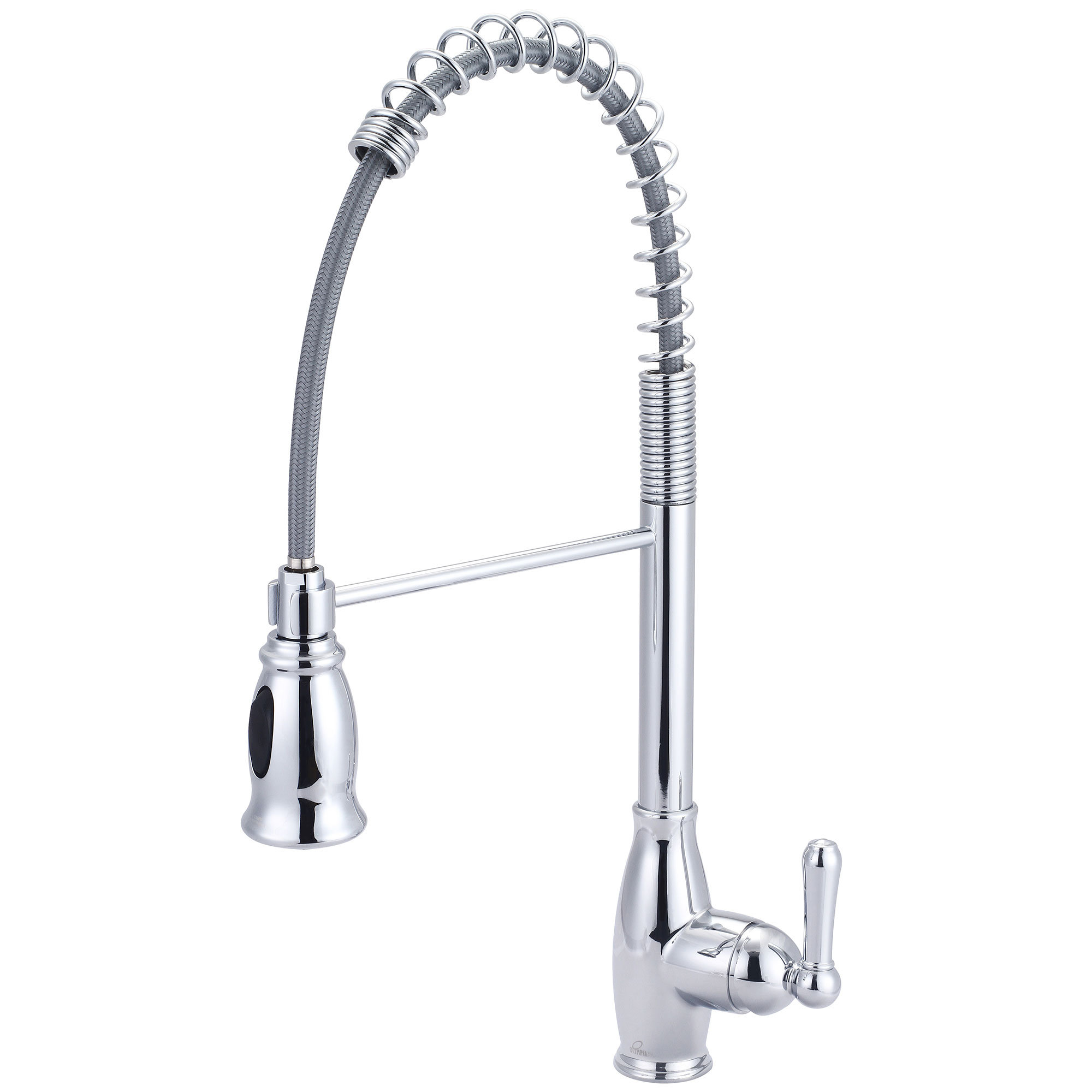Olympia Faucets Accent Pull Down Single Handle Kitchen Faucet with ...