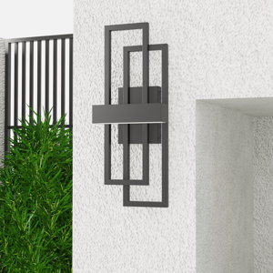 Wade Logan® Brandalynn Wrought Iron LED Wall Light & Reviews | Wayfair