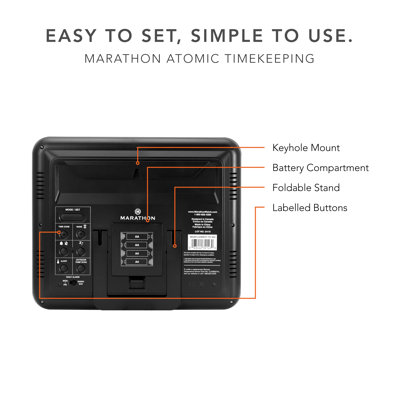 Marathon Watch Company Wall Clock & Reviews | Wayfair