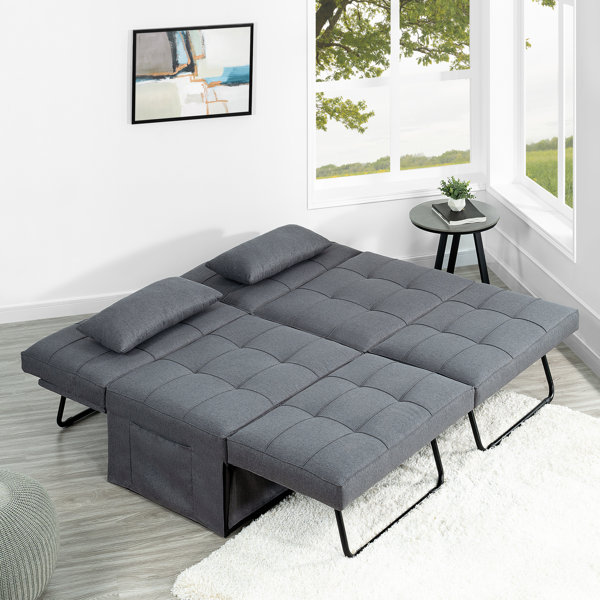 Hokku Designs Gesko Convertible Ottoman, Large Ottoman Coffee Table, 4 ...