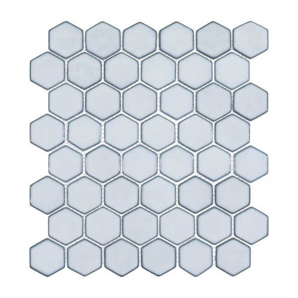 Andova Honoro- Hexite Honeycomb Glass 2" Hexagon Mosaic Wall & Floor ...