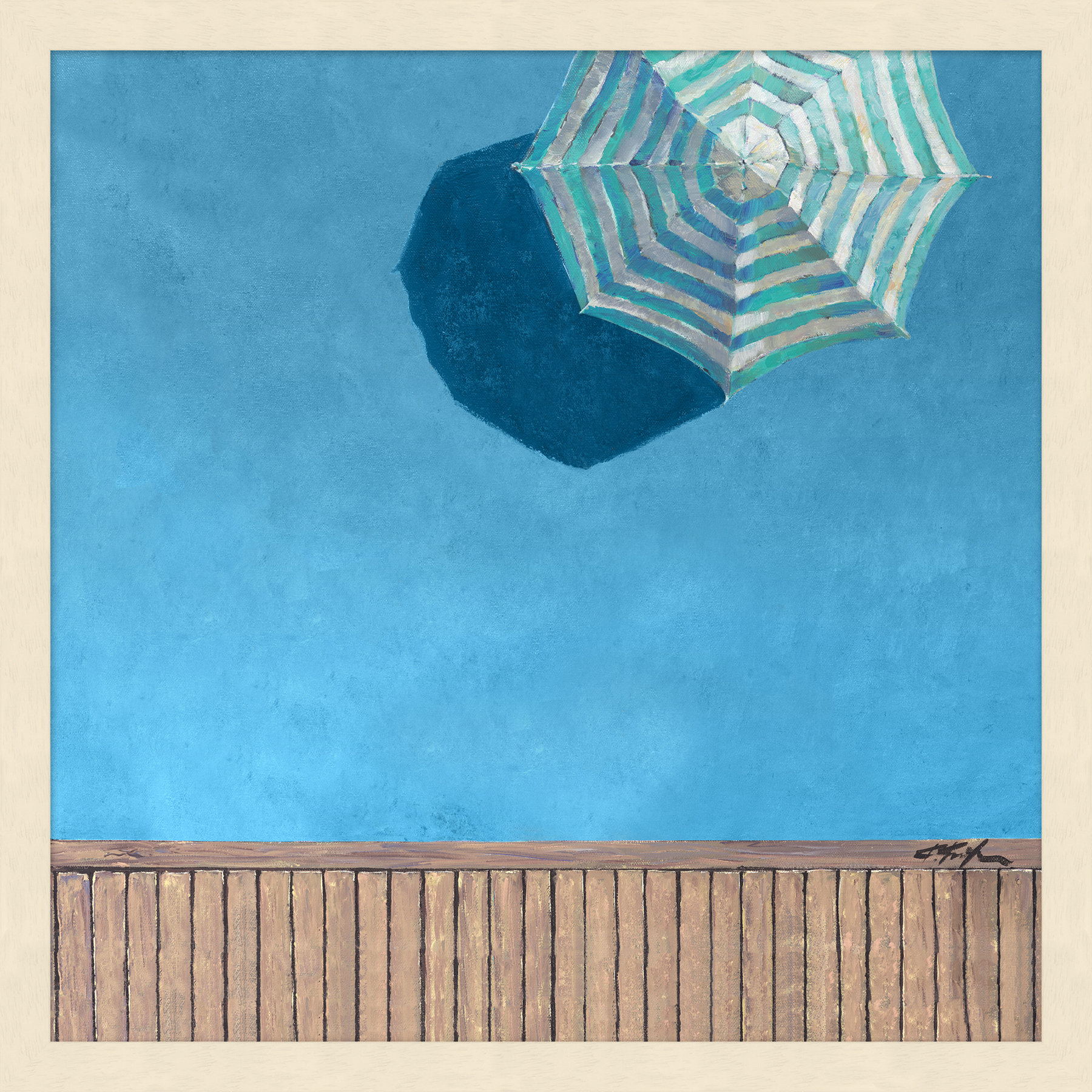 Wendover Art Group Wading Pool 1 - Picture Frame Painting on Paper ...