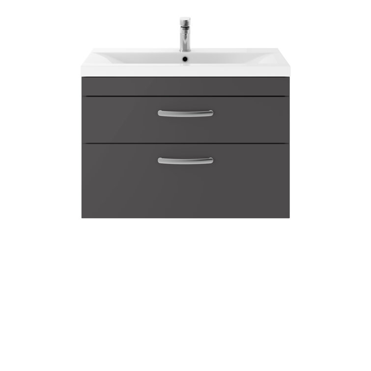 17 Stories Caillen 810mm Wall Mount Single Vanity Unit | Wayfair.co.uk