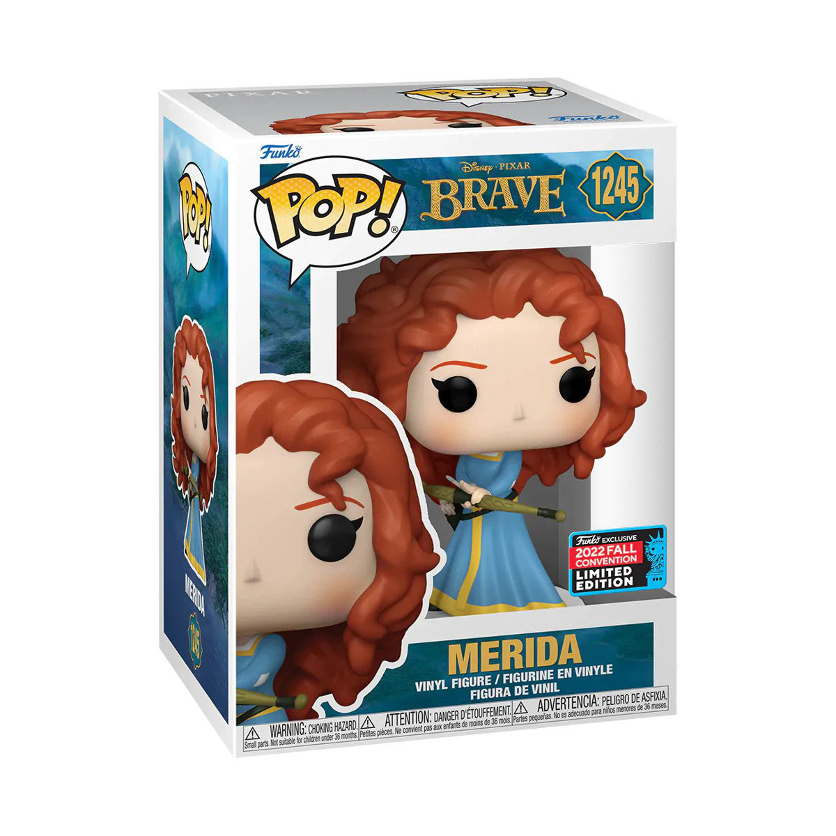 Funko Pop! Pop! Vinyl Figure - Merida - Brave #1245 - 2022 Convention ...
