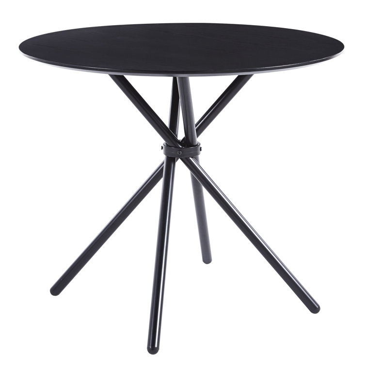 George Oliver Mose Round 90Cm Dining Table | Wayfair.co.uk
