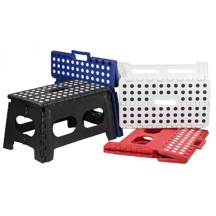 WFX Utility™ Wide 1 Step Plastic Step Stool with 250 lb. Load Capacity ...