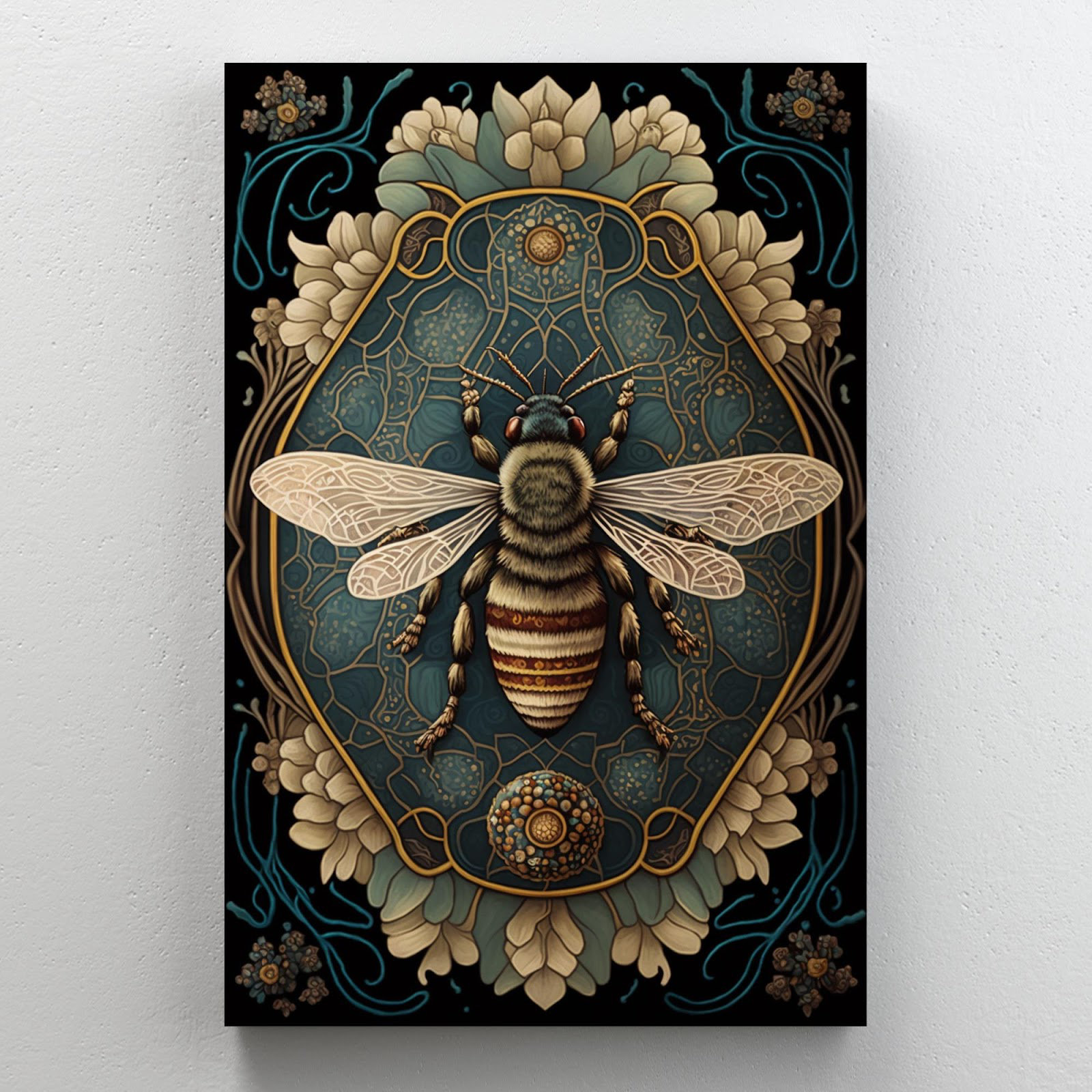 August Grove® " Daisies And Bee " & Reviews | Wayfair