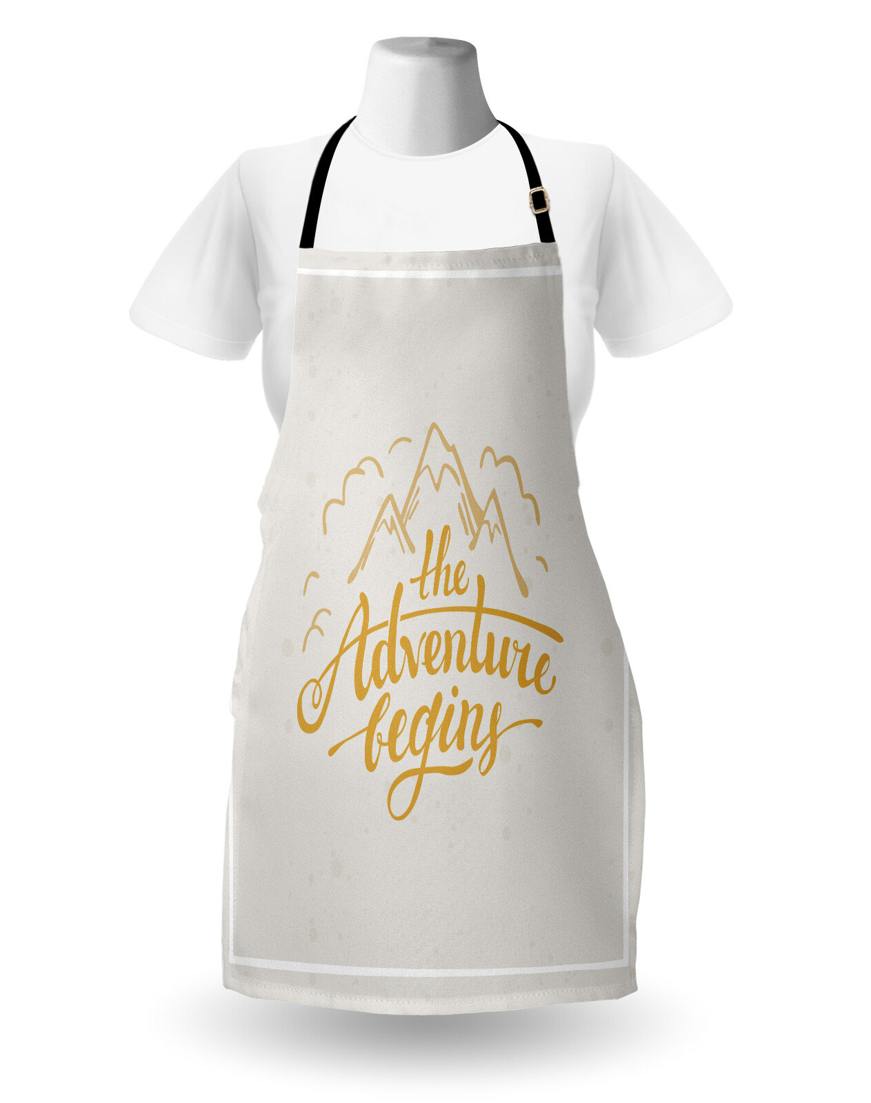 East Urban Home Adventure Apron Unisex, Vibrant View Travel, Adult Size ...
