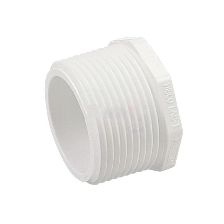 Plumbing N Parts 1 in. Beige Plastic PVC Plug PNP-38289 | Wayfair