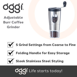 Oggi Brew Stainless Steel Coffee Grinder | Wayfair