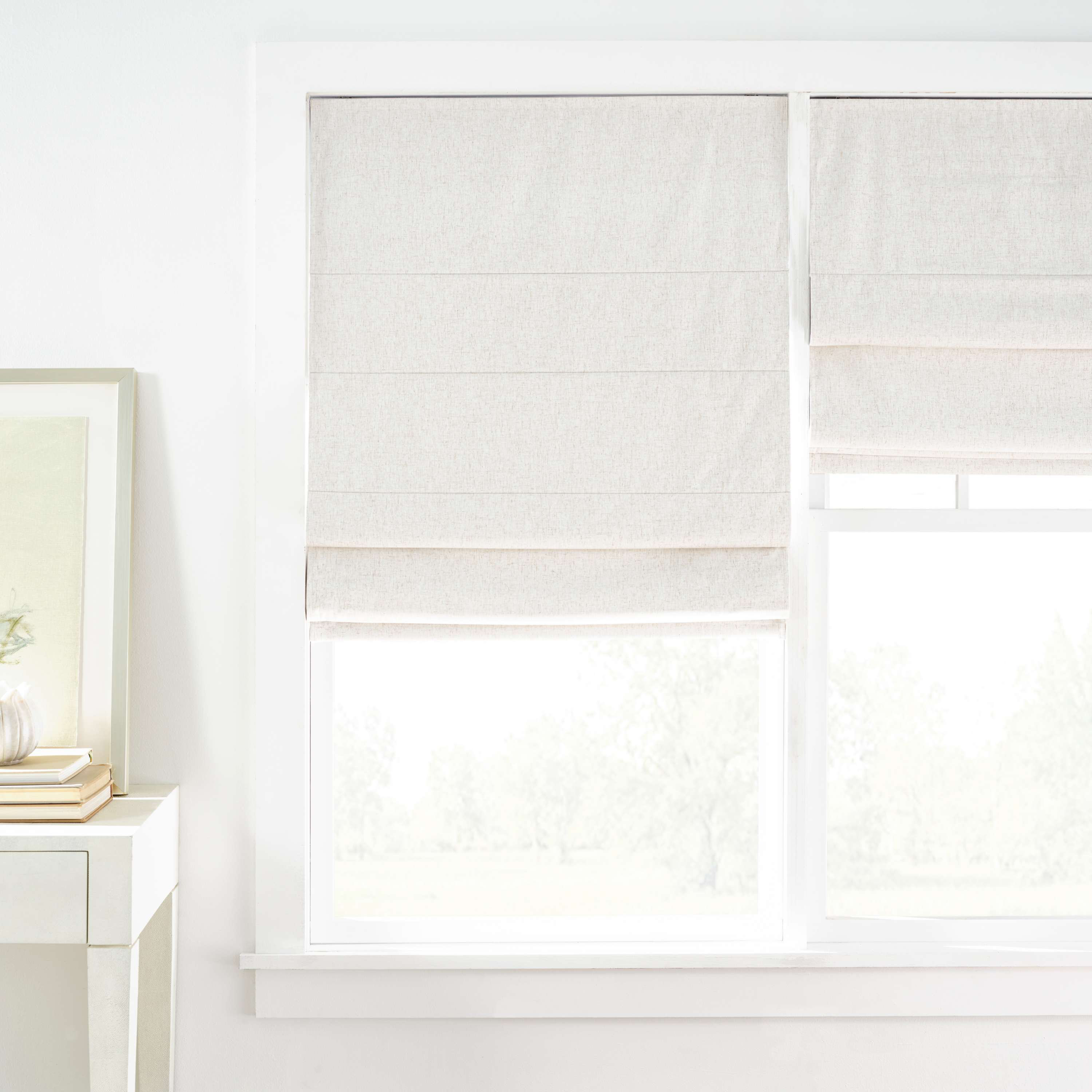 Pine Cone Hill Textured Cordless Roman Shade | Wayfair