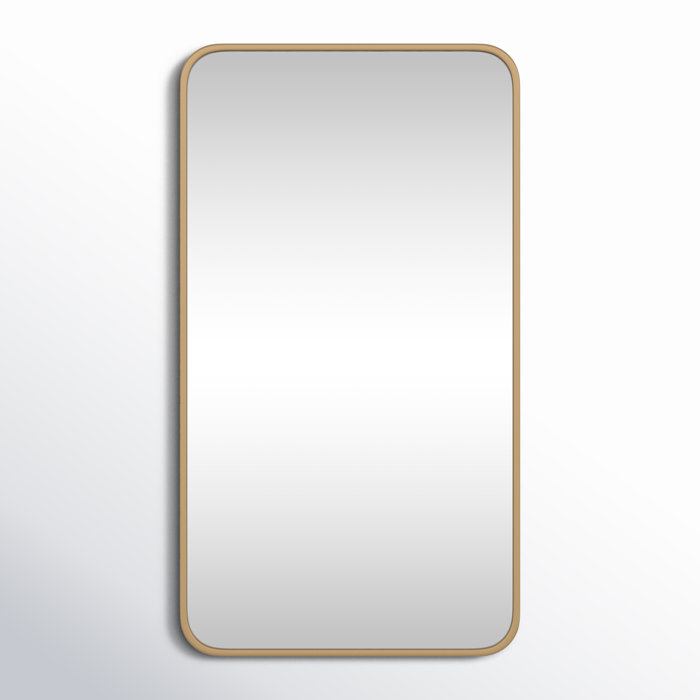 Sabine Metal Rounded Rectangle Wall Mirror & Reviews | Joss & Main
