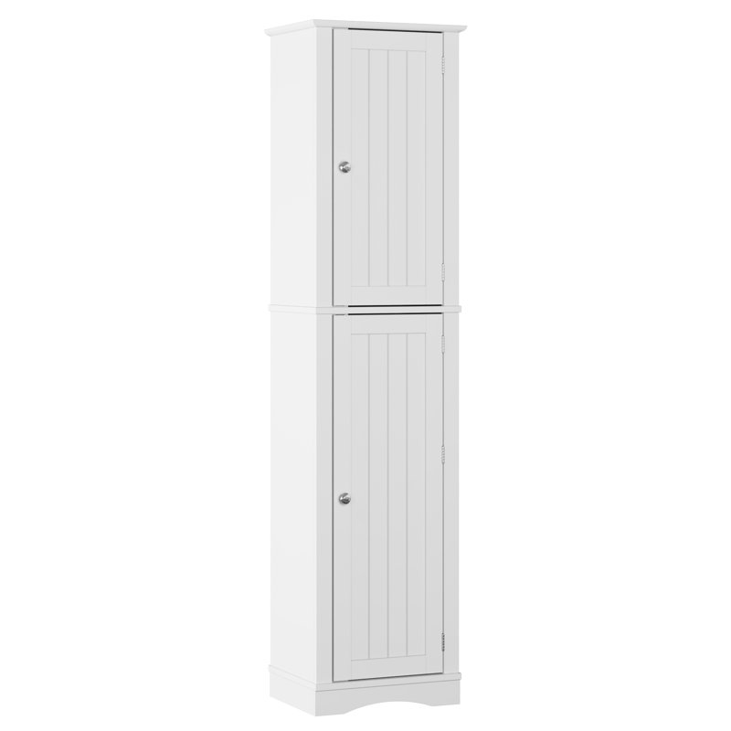 Winston Porter Ailleen 63.78'' Kitchen Pantry ,Narrow Tall Cabinet with ...