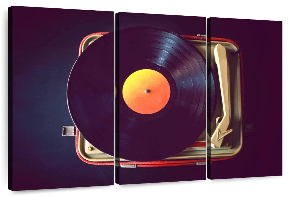 Ebern Designs Compact Record Player | Wayfair