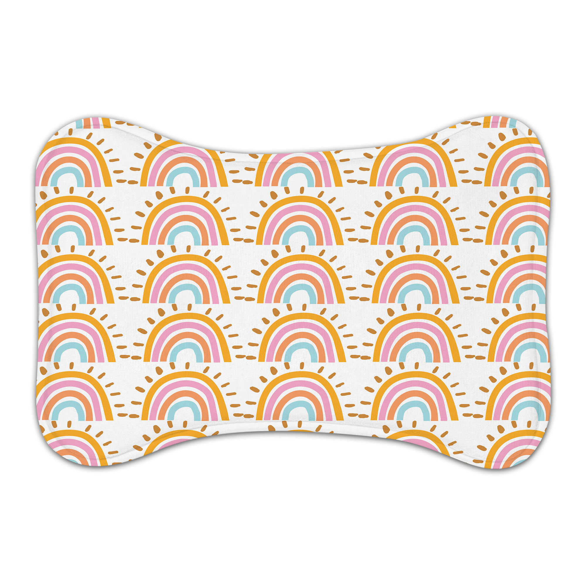 MentionedYou Retro Fun - 1 Piece Bone Shape Feeding Mat | Wayfair