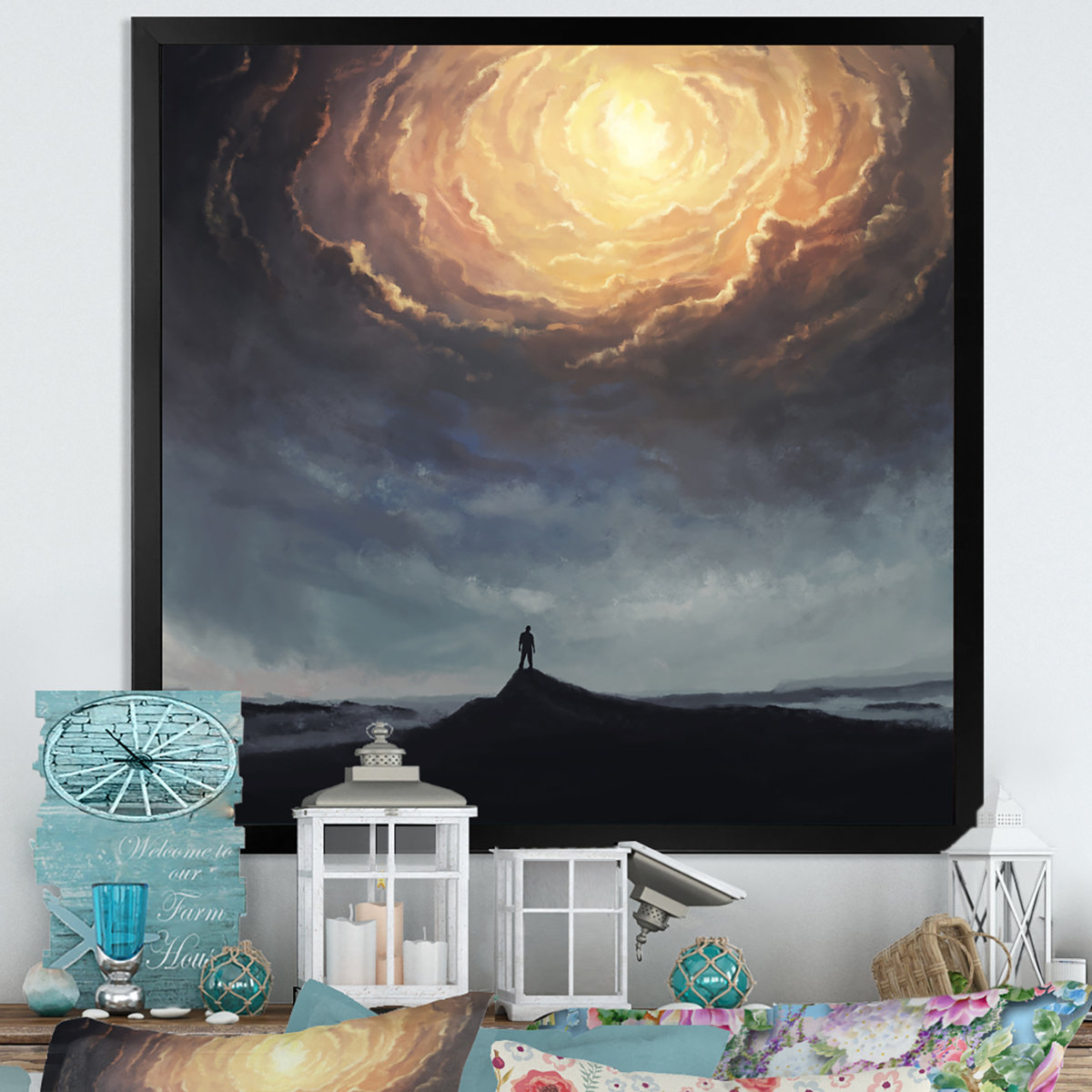 Trinx Religious Path Through The Sky - Traditional Canvas Wall Art ...