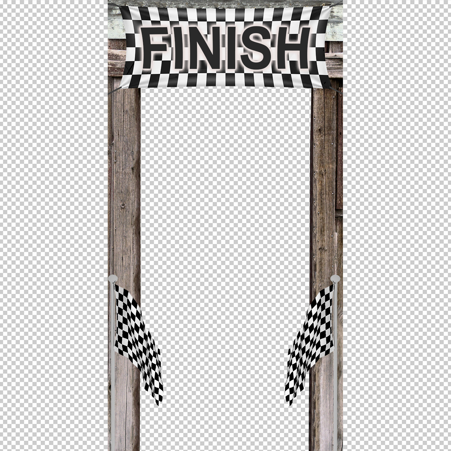 Wet Paint Printing 46" Finish Line Checkered Flag Race Win Winner ...