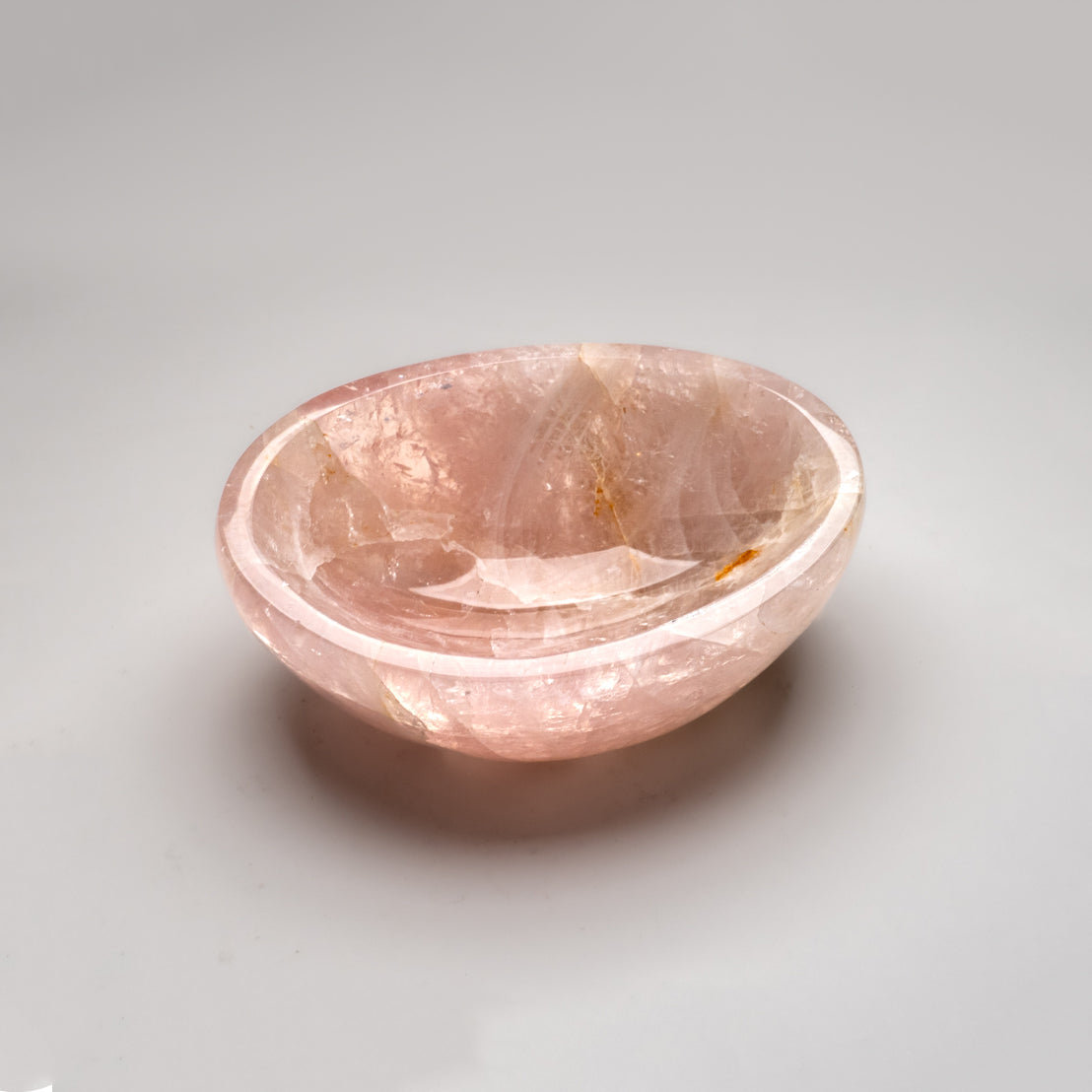Astro Gallery of Gems Genuine Polished Rose Quartz Bowl (4.9 Lbs) | Wayfair