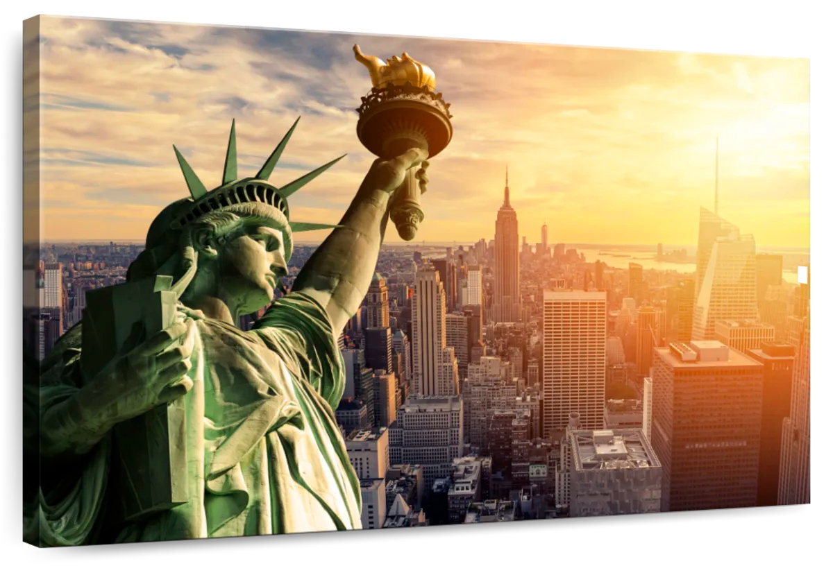 Ebern Designs Rorry Statue Of Liberty NYC Skyline | Wayfair