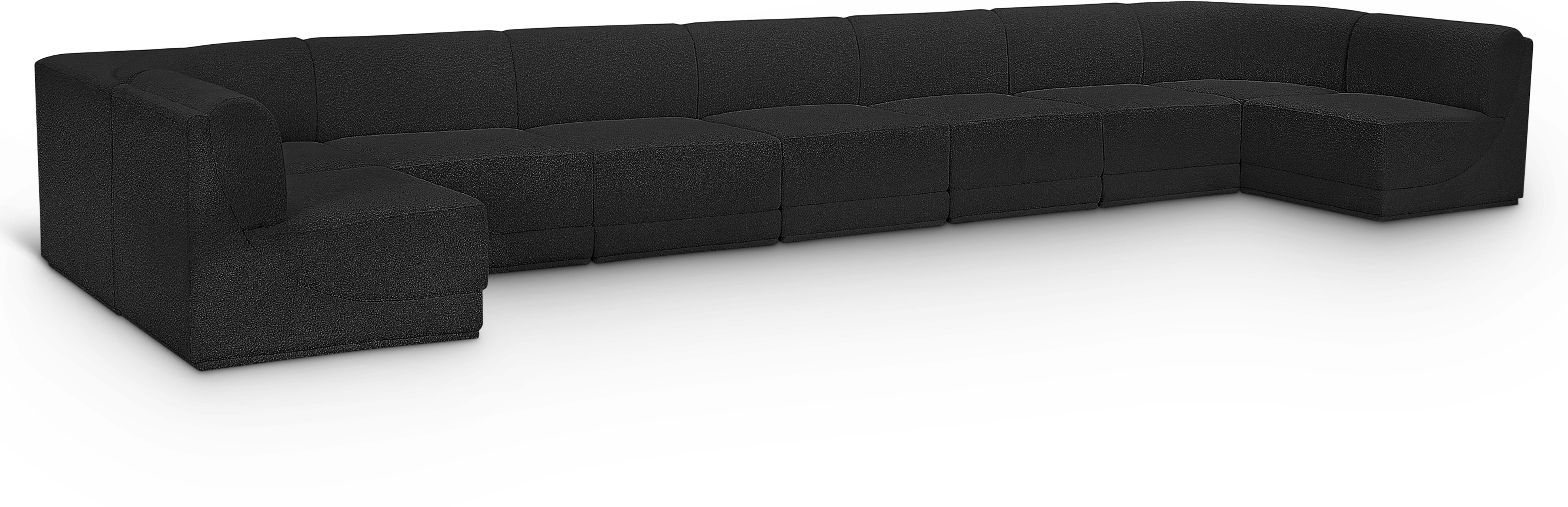 Wrought Studio™ Izick 9 - Piece Upholstered Sectional | Wayfair