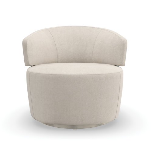 Caracole Classics Olympia Upholstered Swivel Barrel Chair | Wayfair